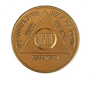 18 Year Bronze AA Meeting Chip | Central Office of Western Colorado