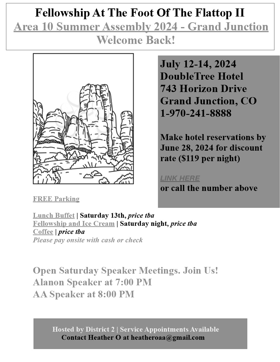 Summer Assembly Flyer 2024 | Central Office of Western Colorado